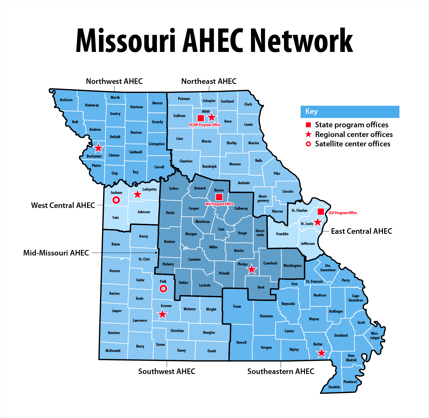 Locations - Missouri AHEC